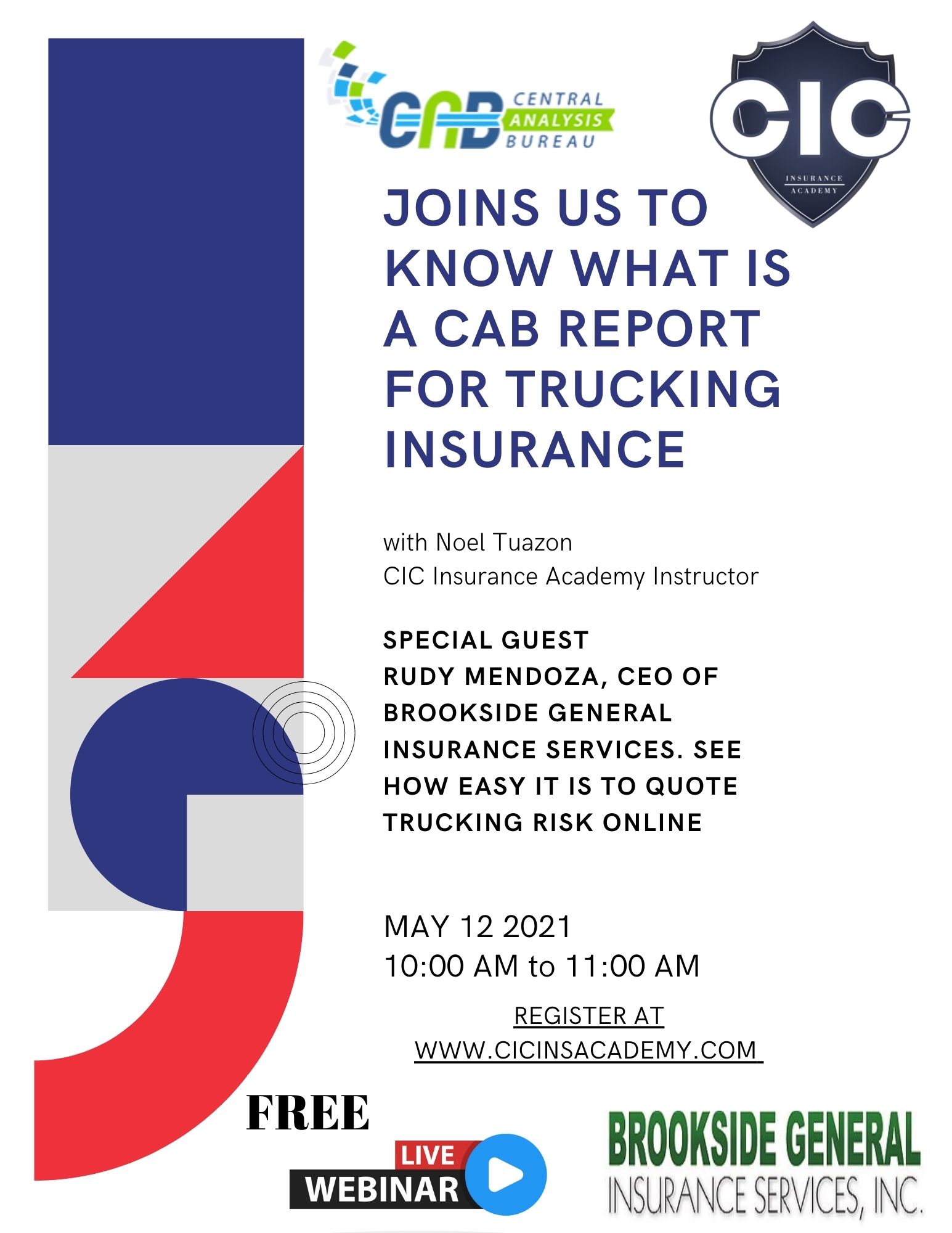 CAB Report for Trucking Insurance CIC Insurance Academy – IC Insurance ...